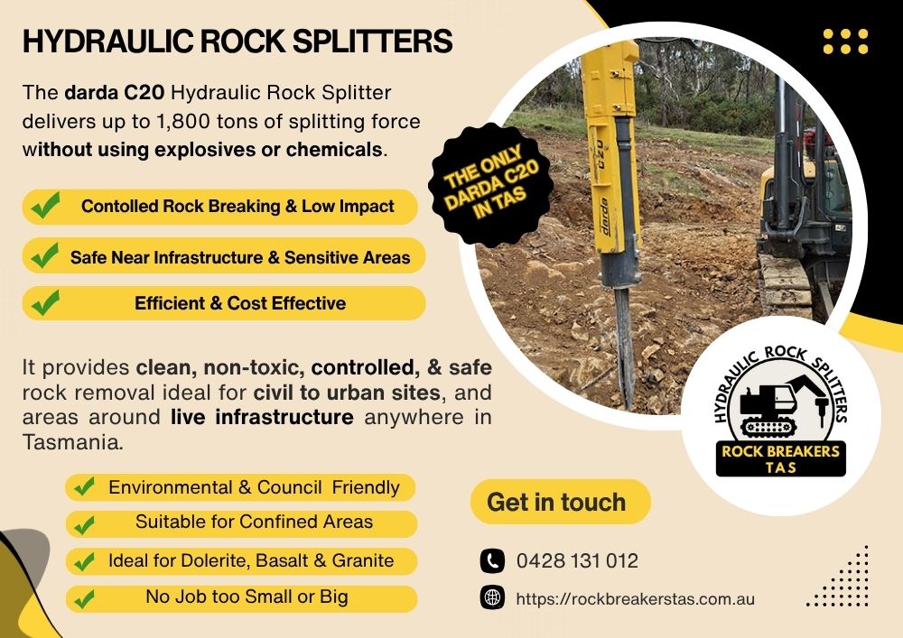 Hydraulic Rock Splitters - Rock Breaker TAS